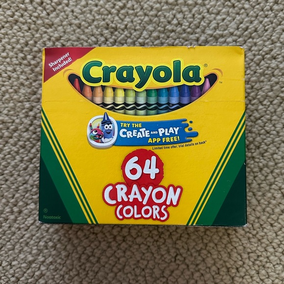 Crayola | Office | 64 Color Crayola Crayon Pack | Poshmark